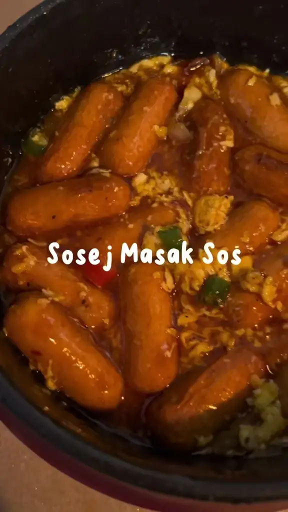 Sosej Masak Sos | Video diterbitkan oleh DapurSiKentang🥔 | Lemon8