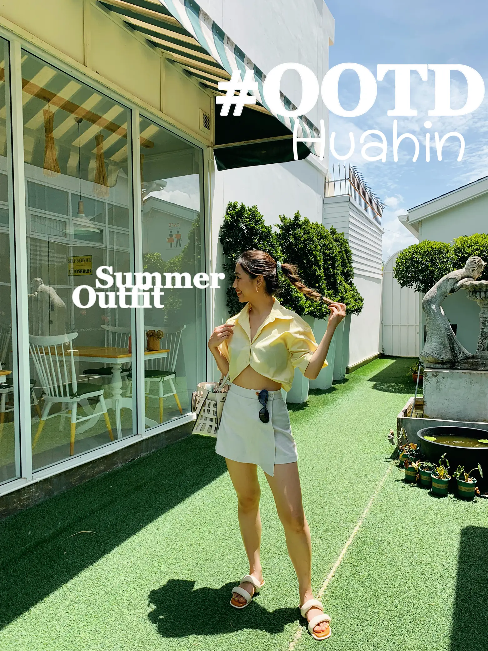 #ootd summer beach outfit ☀️ | แกลเลอรีที่โพสต์โดย แยมหรือแจม | Lemon8