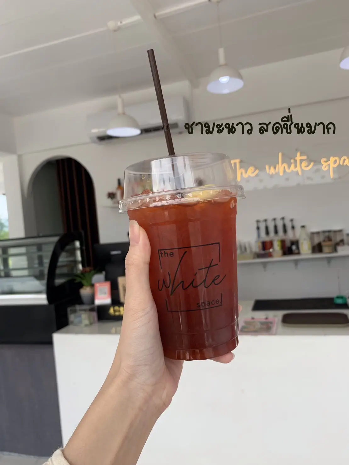 The white space cafe คาเฟ่ราชบุรี สไตล์เกาหลีขาวคลีน | Galeri disiarkan ...