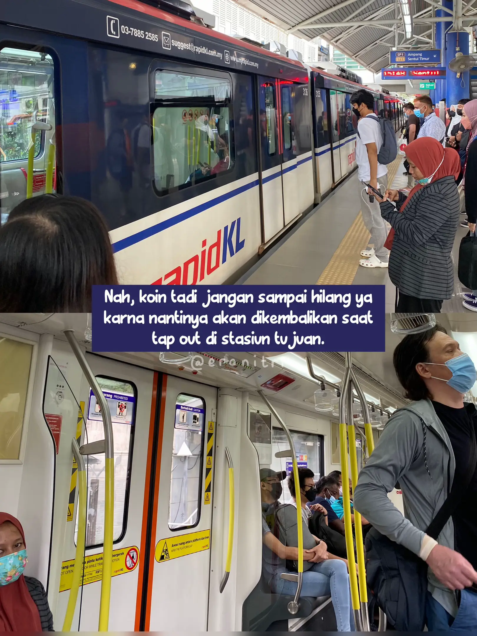 Naik MRT dengan Token | Galeri diposting oleh Era Nitri | Lemon8