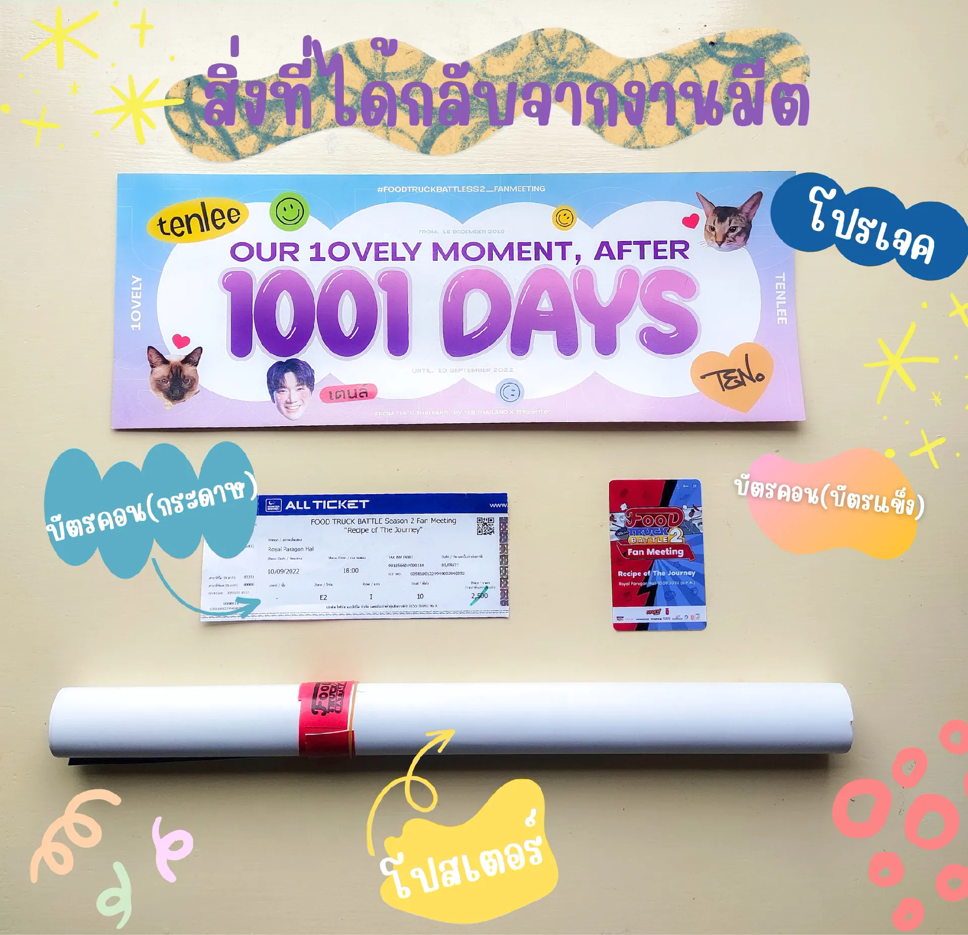 รีวิว Fan meeting ครั้งแรก ไปหา Ten lee กัน โดนตก😍 | แกลเลอรีที่โพสต์โดย jab_lee | Lemon8