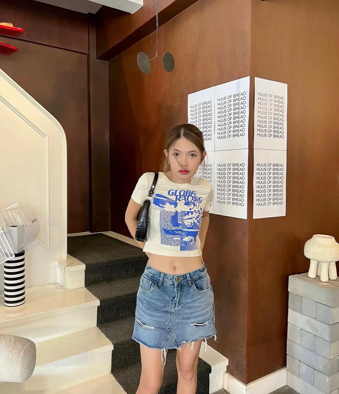 4ลุค กับกระโปรงยีนส์ตัวโปรด | แกลเลอรีที่โพสต์โดย Yammuch | Lemon8