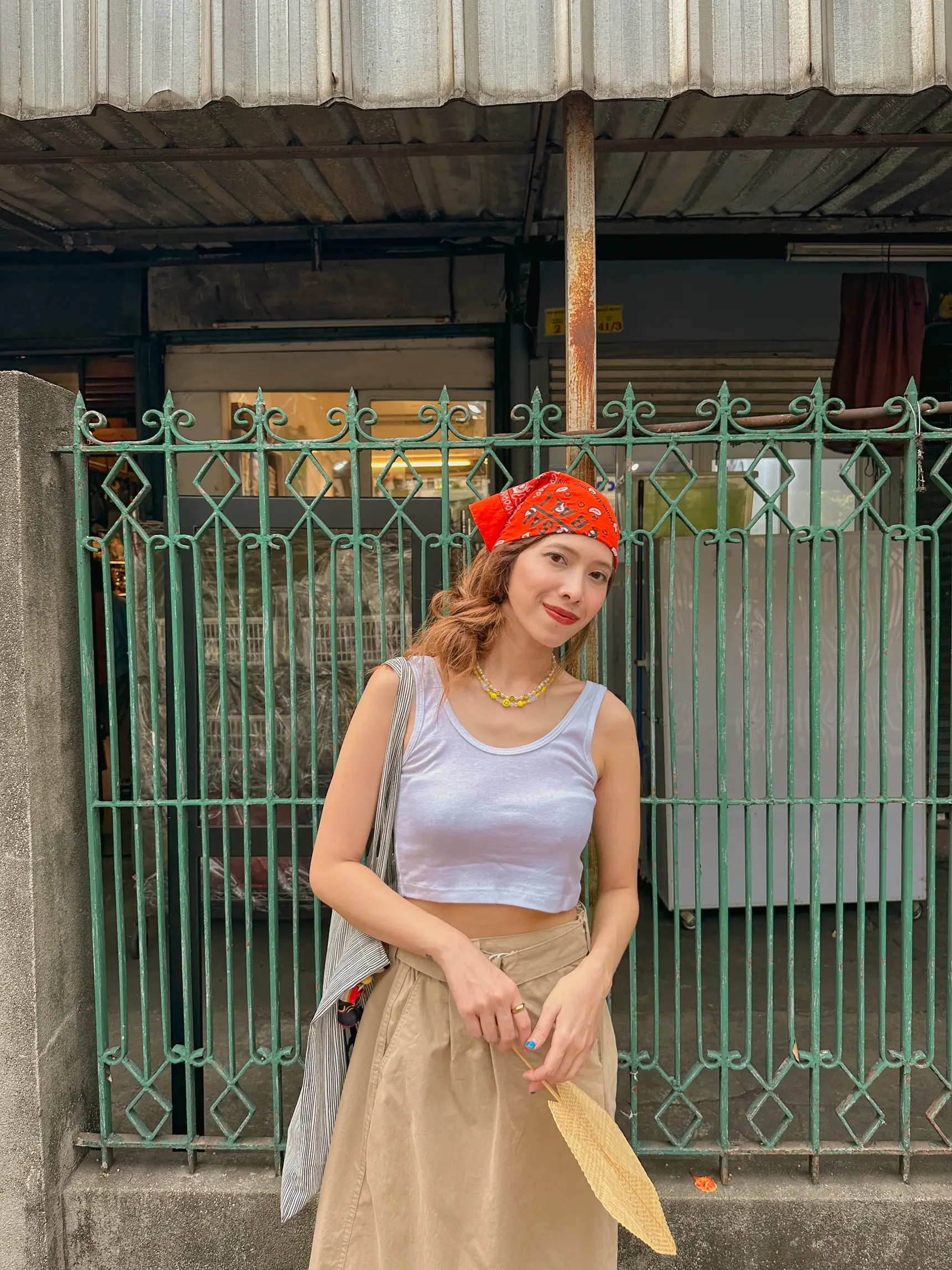 OOTD LOOKS (JJ จตุจักรหน้าร้อน🚨🚗) | แกลเลอรีที่โพสต์โดย asma.ntd | Lemon8