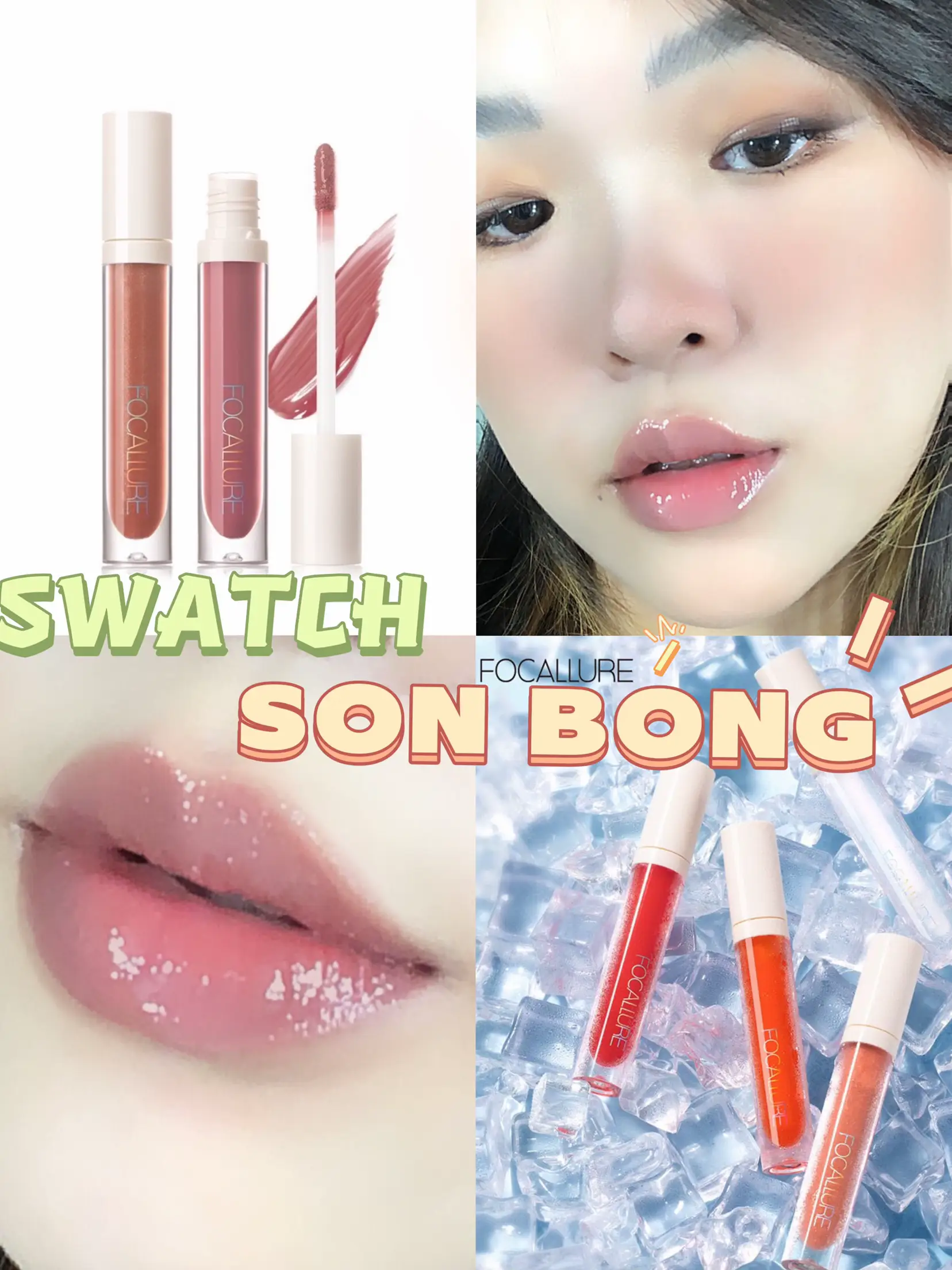 SWATCH SON BÓNG FOCALLURE- P1 | Bộ sưu tập do UyênPu đăng | Lemon8