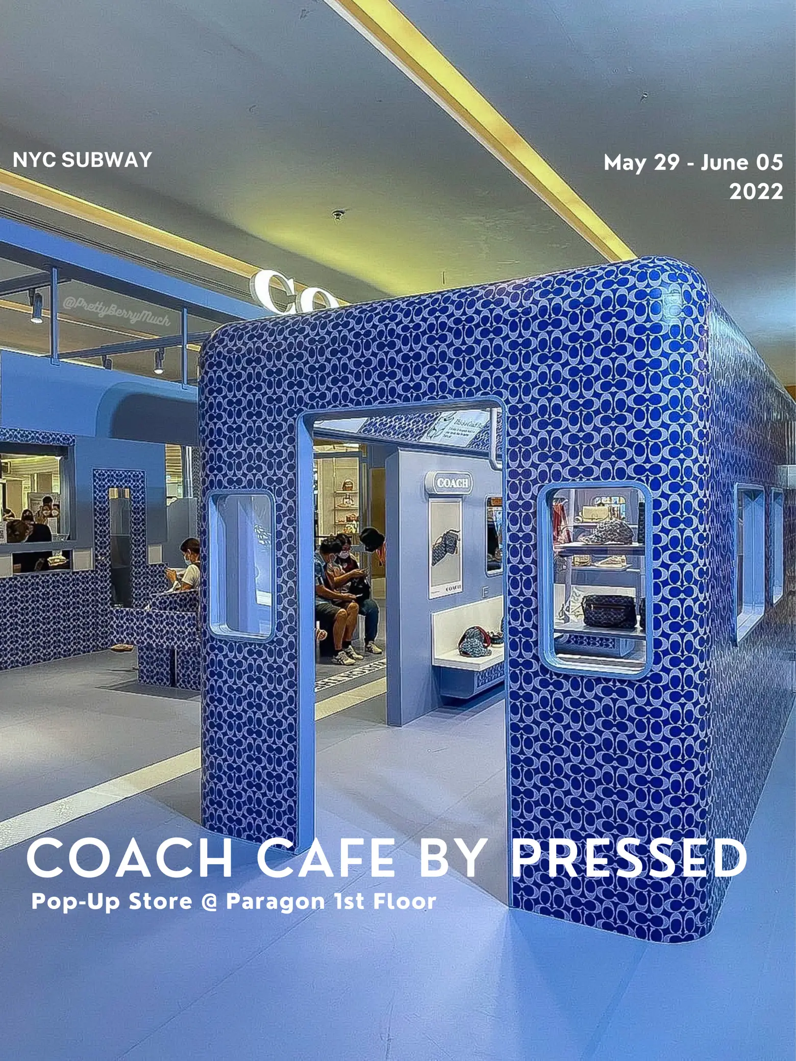 COACH CAFÉ by PRESSED pop-up store 👖💙 | แกลเลอรีที่โพสต์โดย ...