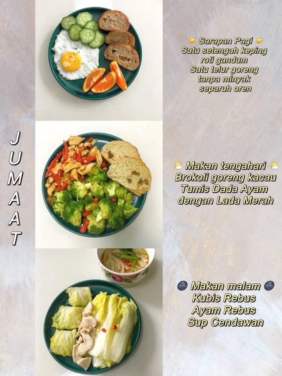 🥦Resipi Terperinci Kehilangan 12 KG Dalam 30 Hari🥬 | Galeri disiarkan oleh lavina | Lemon8