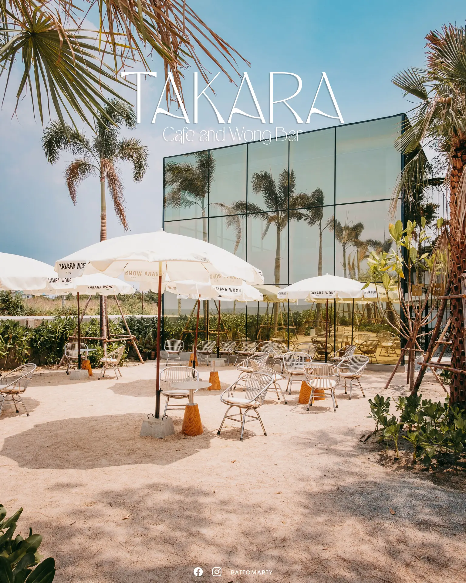 TAKARA CAFE AND WONG BAR คาเฟ่ริมชายหาด⁣ชลบุรี | แกลเลอรีที่โพสต์โดย Rattomarty | Lemon8