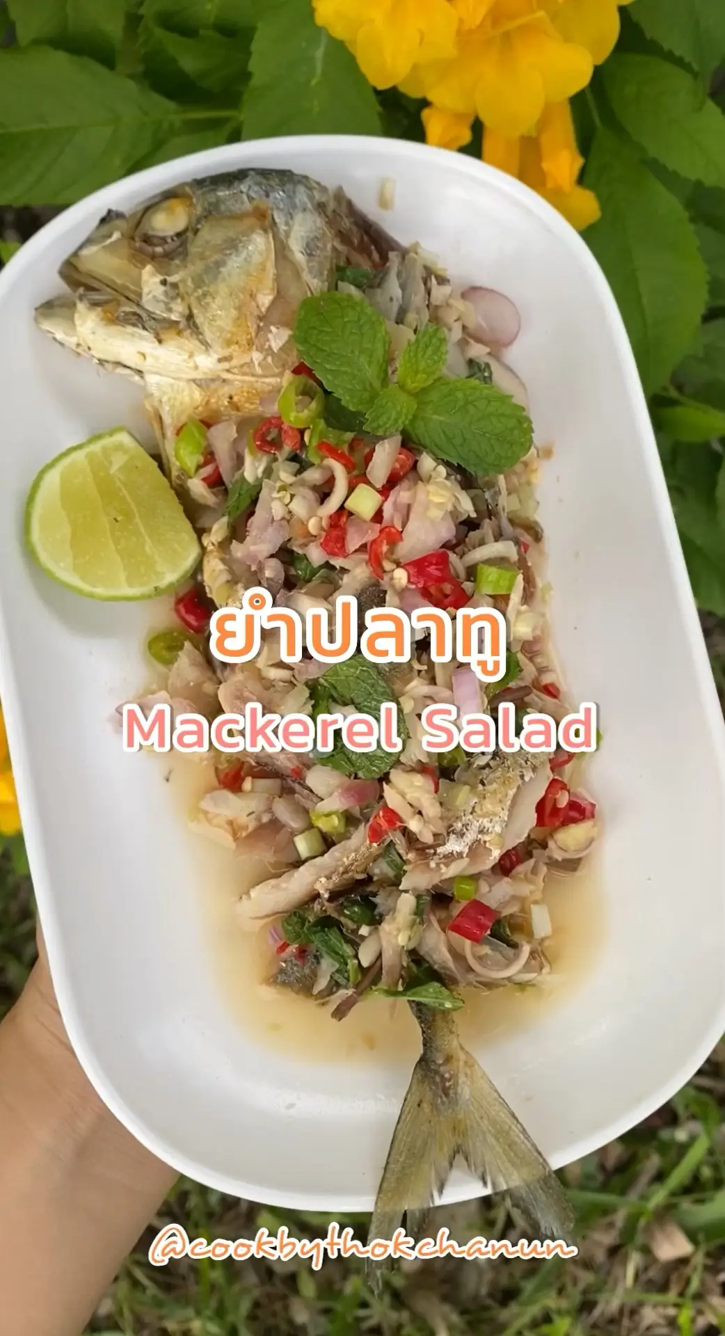 ยำปลาทู เมนูง่ายๆ แต่อร่อยมาก😋 | วิดีโอที่เผยแพร่โดย Jaonan | Lemon8