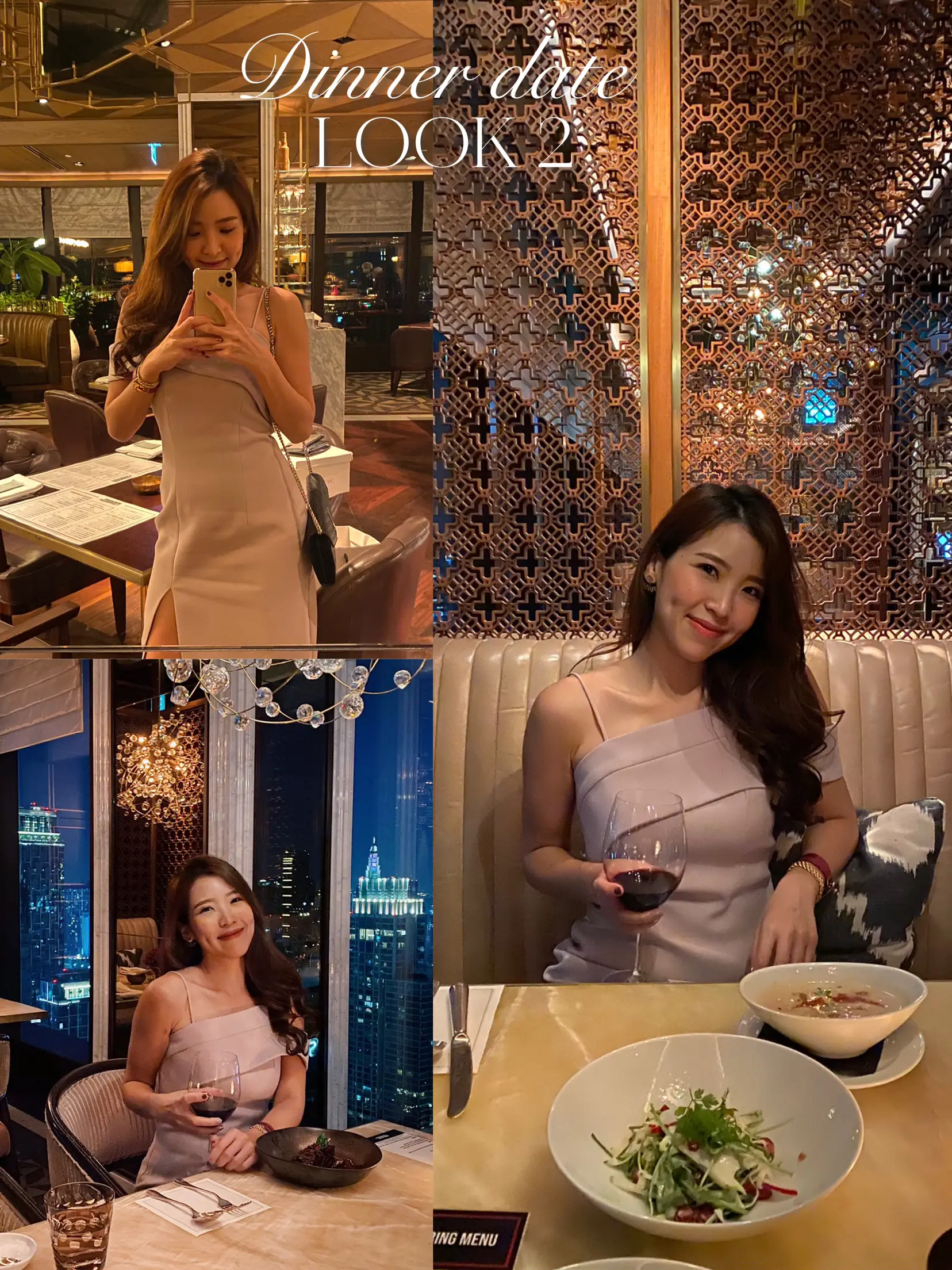 ทริคการเลือกชุดไป dinner! ที่สวยฉ่ำและปังแน่นอน 👗🌟🍸 | แกลเลอรีที่โพสต์โดย Janniejann | Lemon8