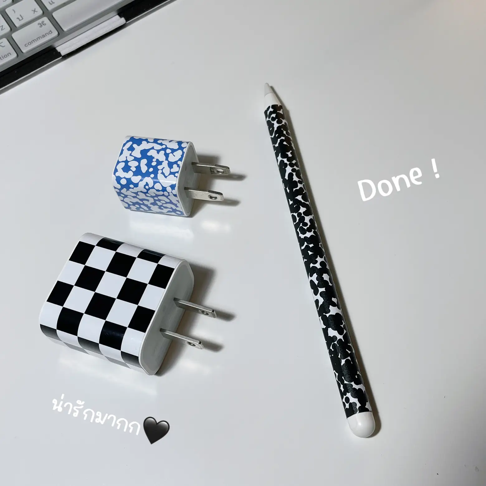 แปะพิกัด sticker adapter iPhone & apple pencil 2🖤🤍 | แกลเลอรีที่โพสต์ ...