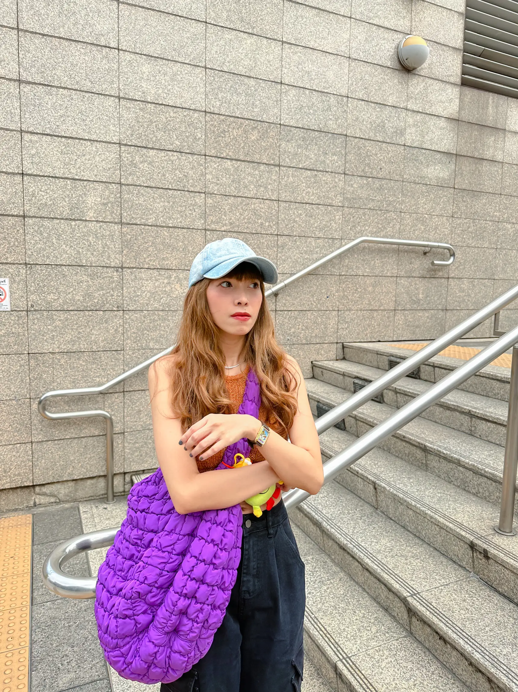 Mix Match💖💜สีม่วงกับสีส้ม | แกลเลอรีที่โพสต์โดย asma.ntd | Lemon8