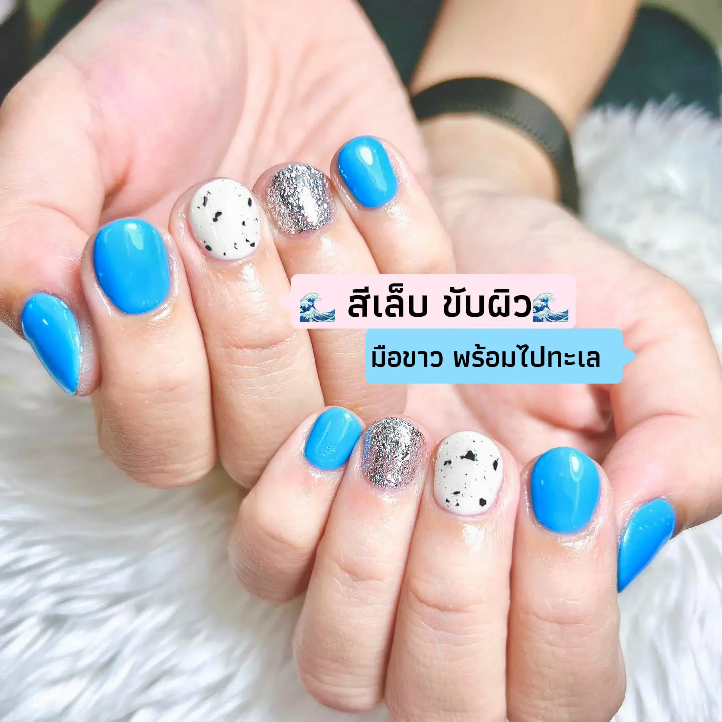 สีเล็บขับผิว มือขาวไม่หมอง | แกลเลอรีที่โพสต์โดย eiim | Lemon8