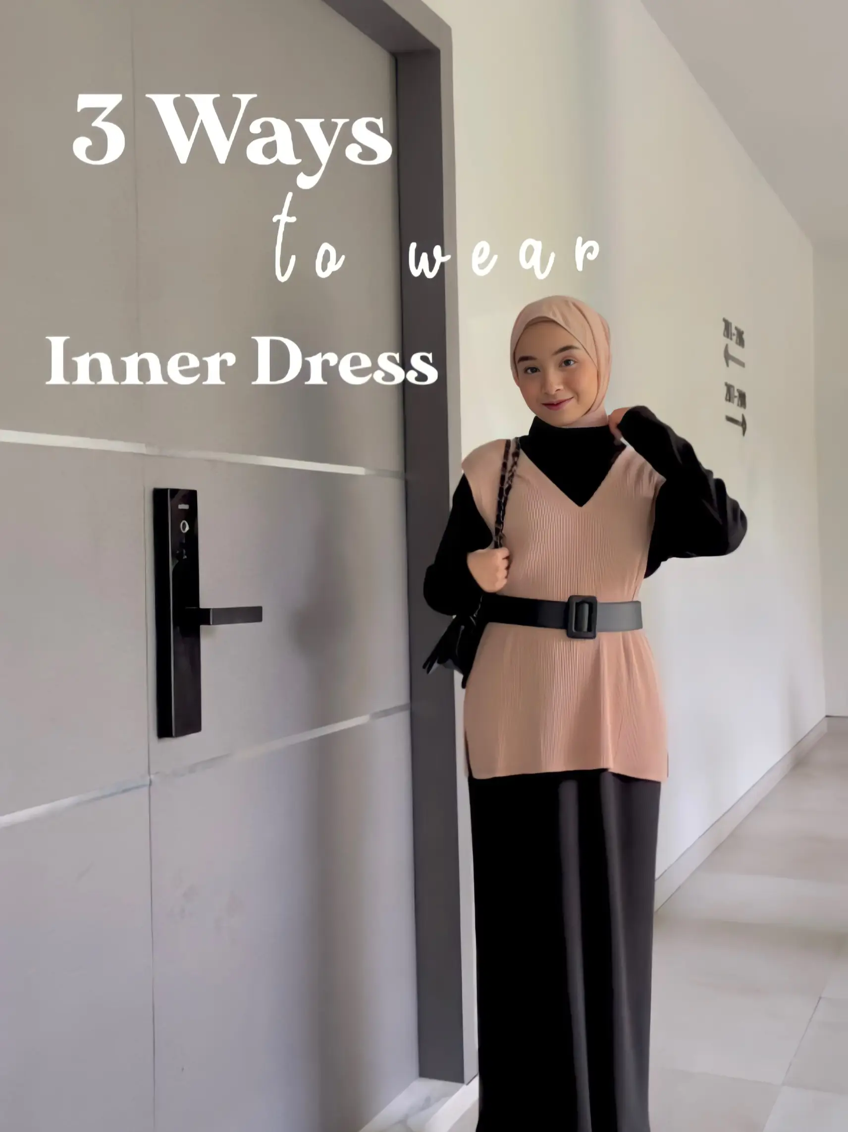 👗3 ways to wear inner dress👗 | Video dipublikasikan oleh belgisalhamid ...