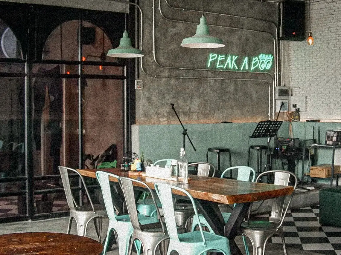 PEAK-A-B👀 บาร์ตอนกลางคืน🌃 📍BTSอนุสาวรีย์ | แกลเลอรีที่โพสต์โดย Nookathity🍑 | Lemon8