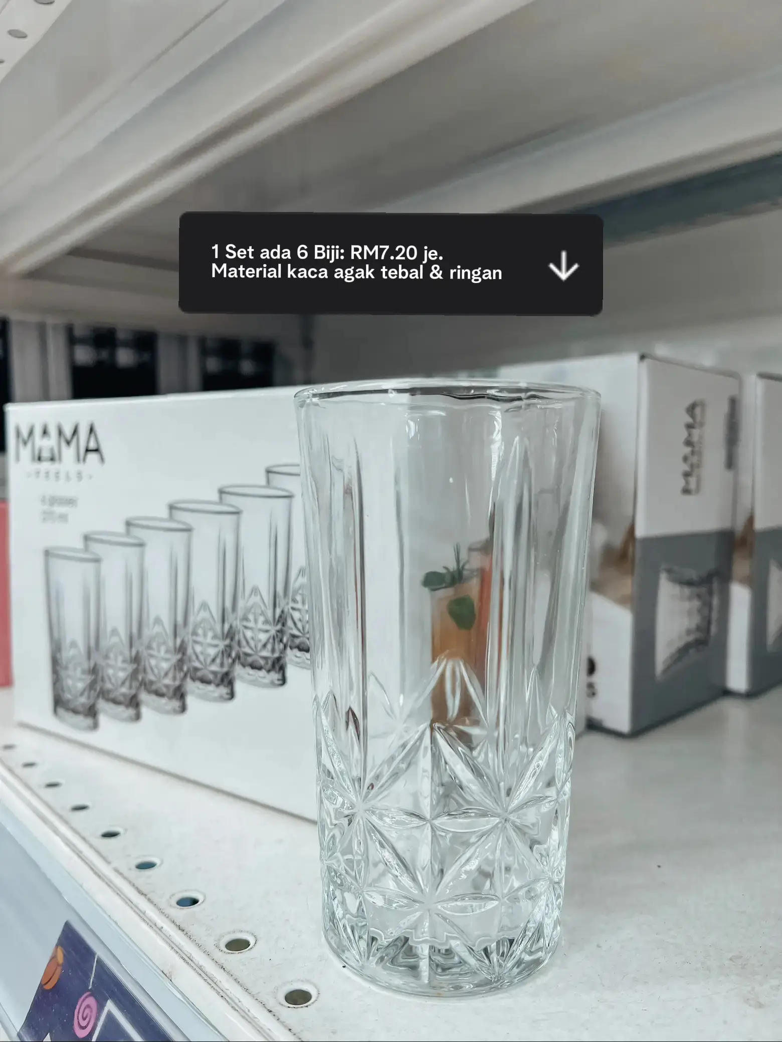GLASS RAYA CANTIK DI ECO SHOP ONLY RM7.20 JE 🤗 | Galeri disiarkan oleh ...