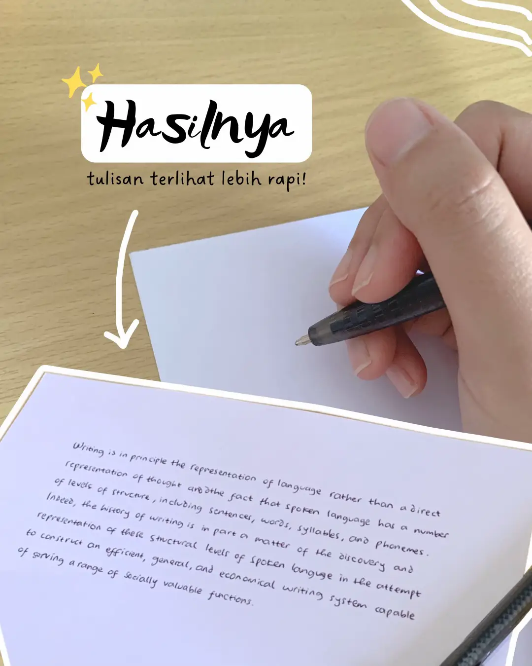 TIPS TULISAN TANGAN TETAP RAPI DI KERTAS POLOS 📝 | Galeri diposting ...