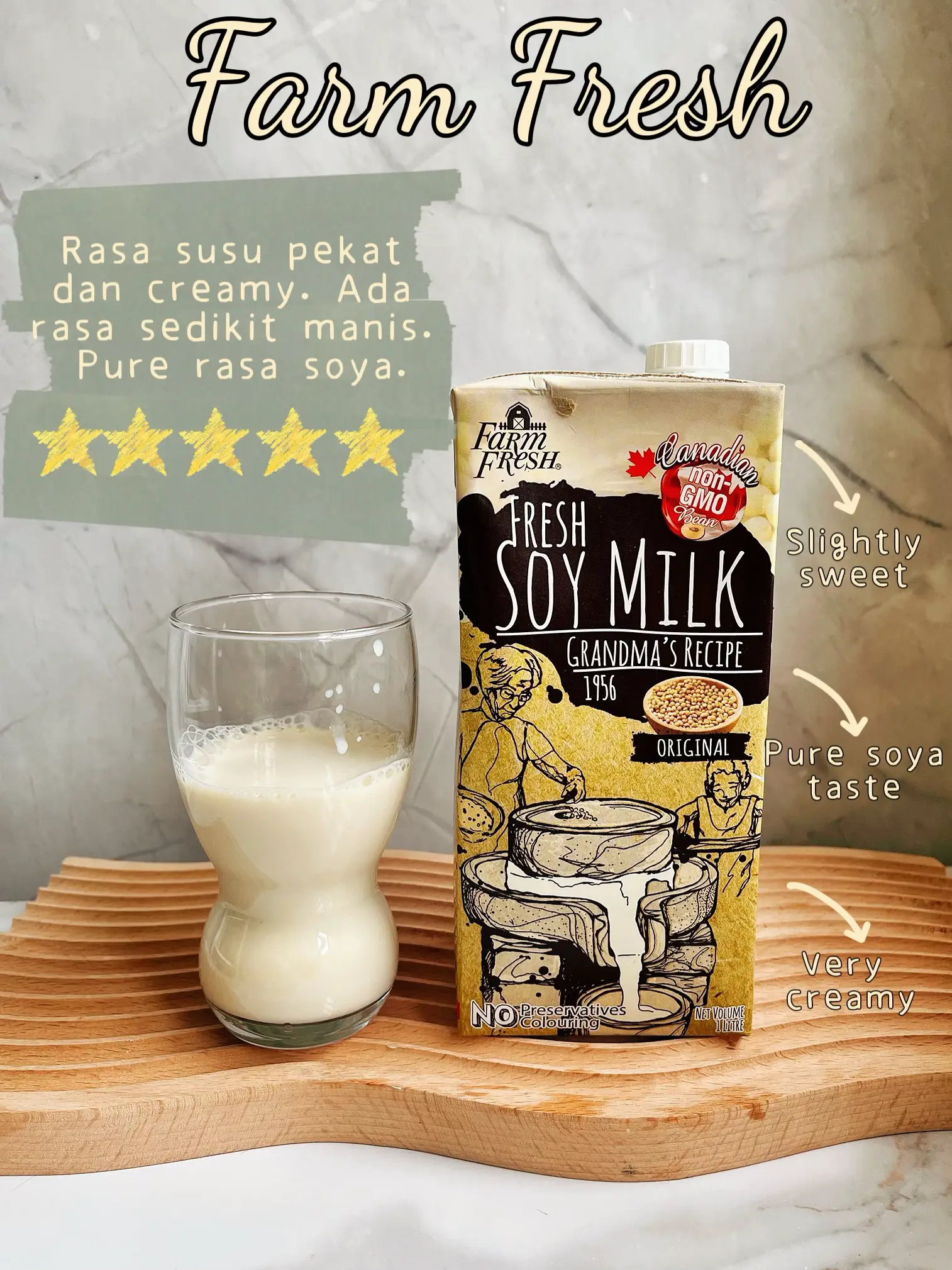 4 Brand Susu Soya Dengan Rasa Berbeza | Galeri disiarkan oleh Iza Ramli | Lemon8