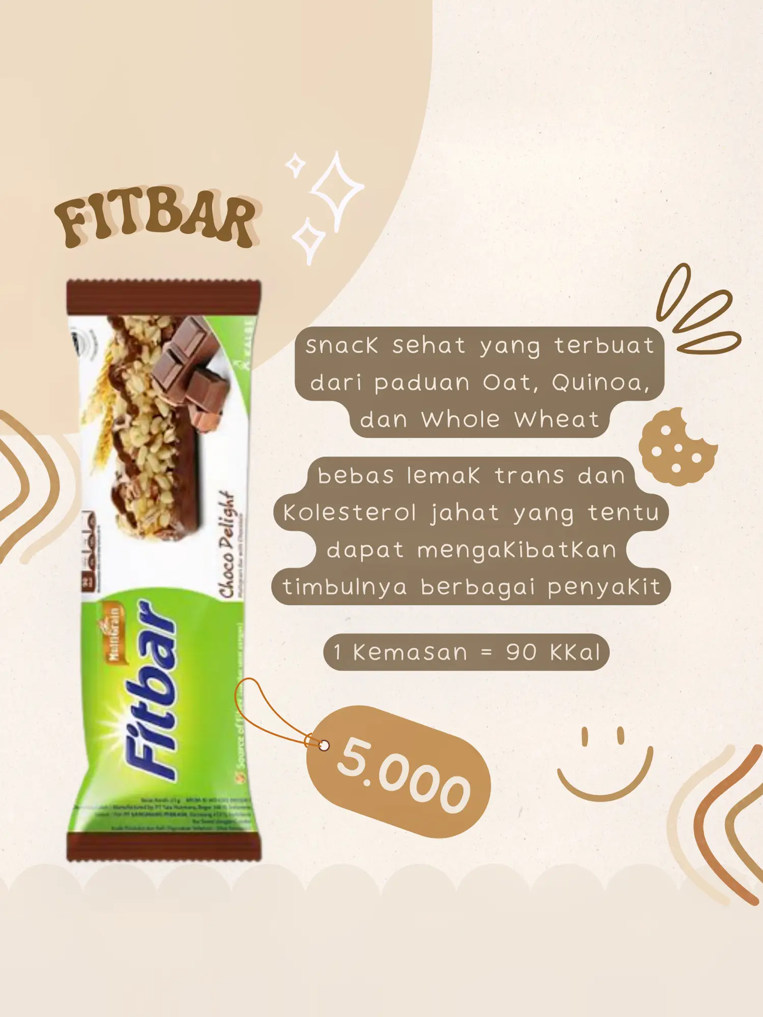 Diet snack 🫣 lebih kenyang fitbar ato soyjoy? 🤔 | Galeri diposting oleh ...