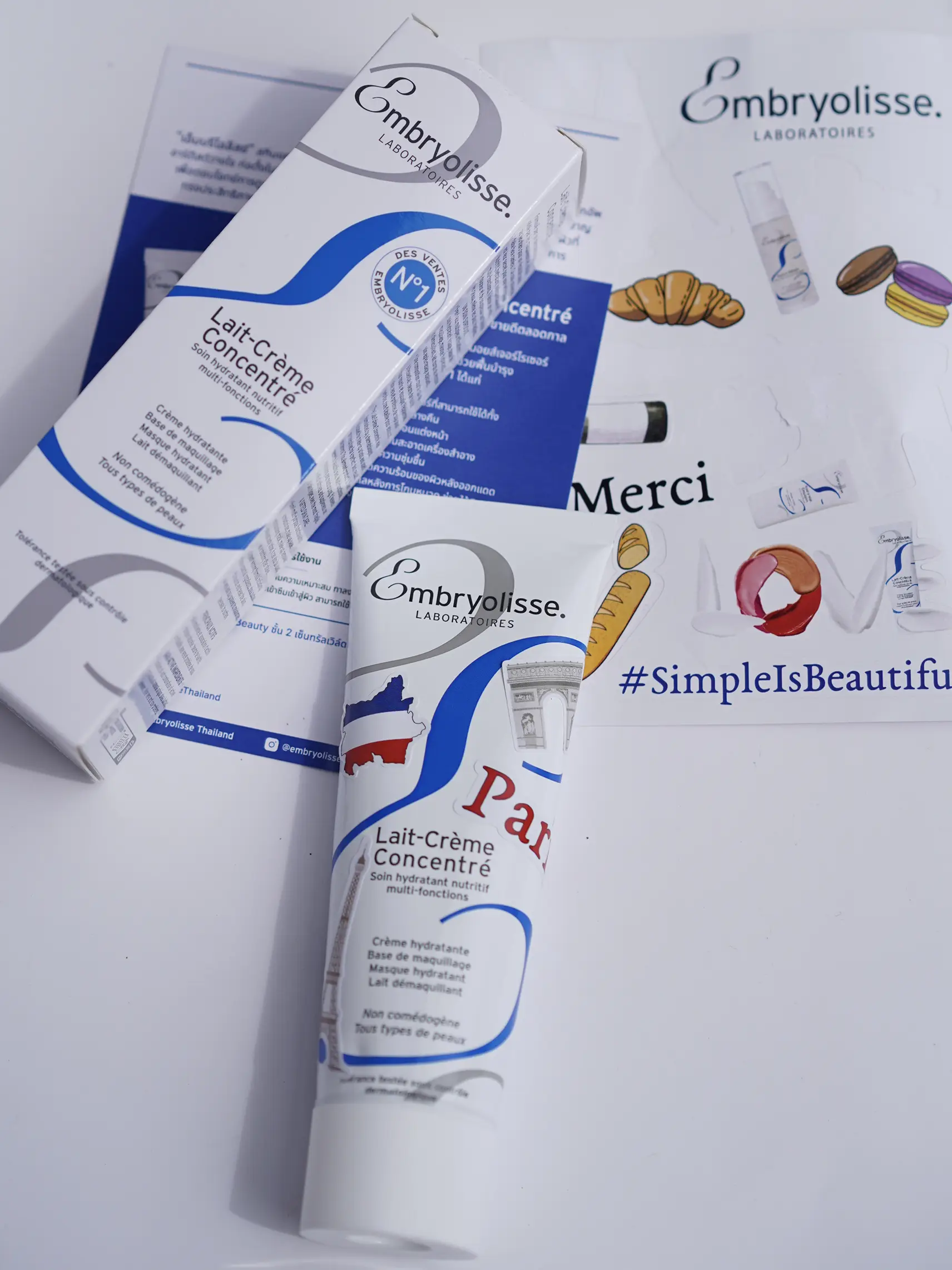 กรี๊ดคอแตกก!!! Embryolisse 💙 ครีมแจ็คสัน หวัง เข้าไทยแล้ว‼️ | แกลเลอรีที่โพสต์โดย GGOOODDII | Lemon8