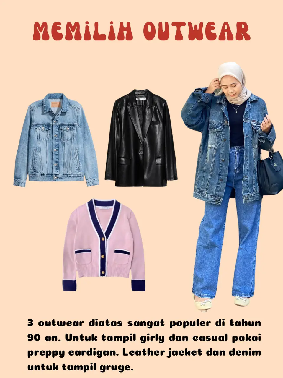 TIPS MEMILIH OUTFIT ALA 90 AN! 🖤 | Galeri diposting oleh Arinadillaa ...