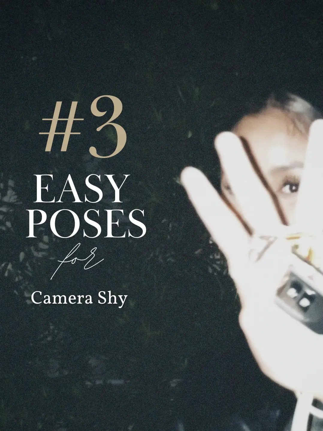 3 Easy Poses for Camera-Shy! | Gallery posted by Natasha Eleena | Lemon8