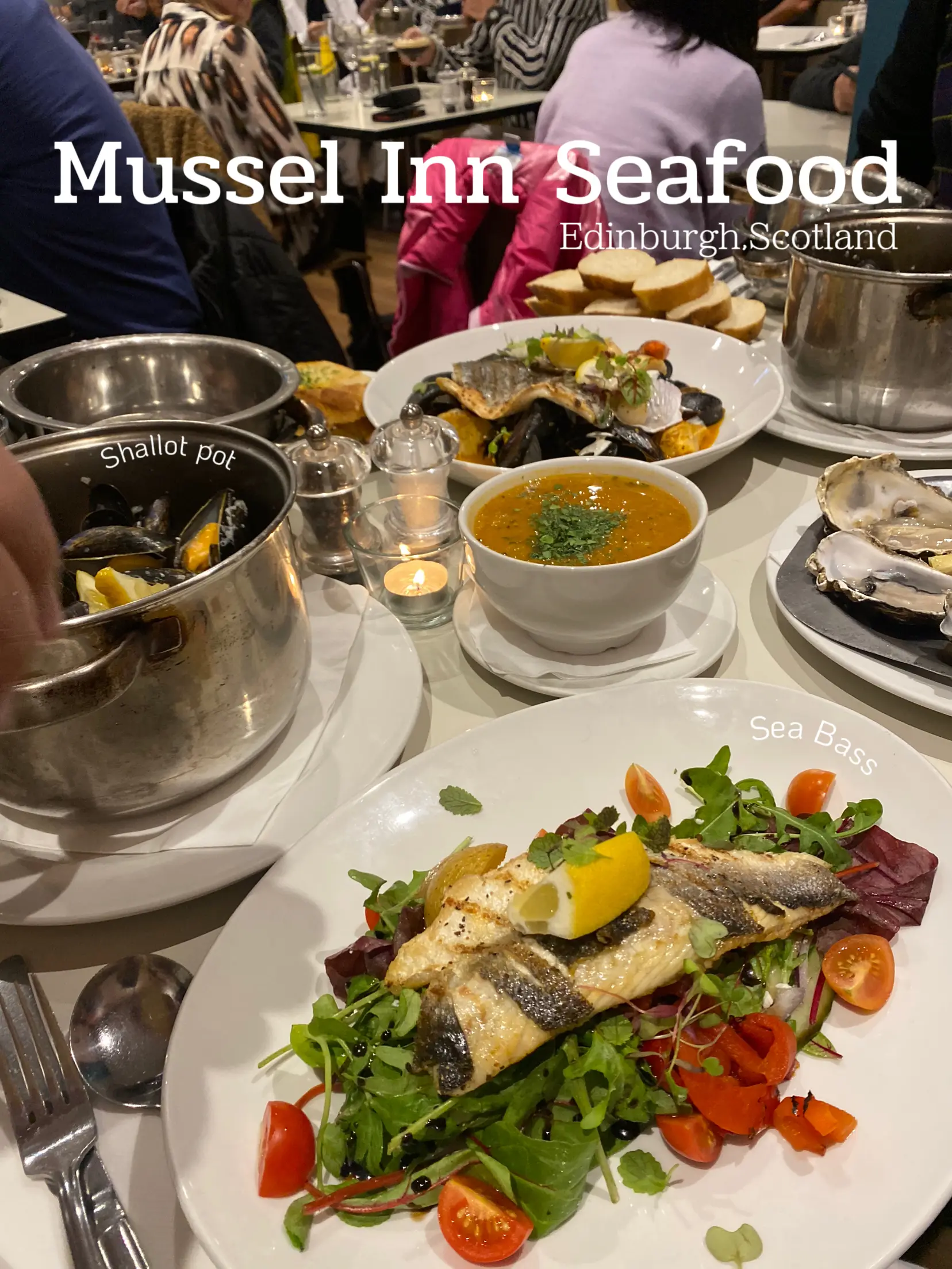 🦐🦪Seafood ร้านดัง Mussel Inn SeafoodในEdinburgh🫕🥗 | แกลเลอรีที่โพสต์โดย ...