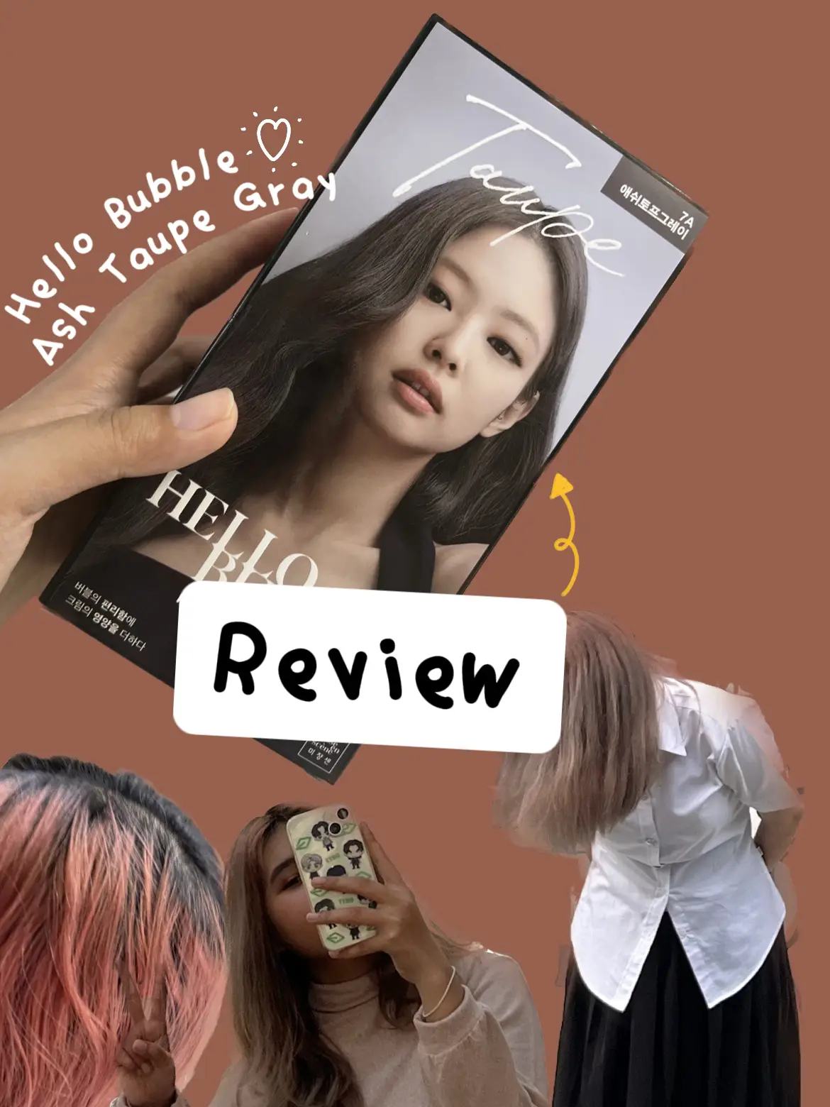 Review Hello Bubble #Ash taupe gray | แกลเลอรีที่โพสต์โดย Nck | Lemon8