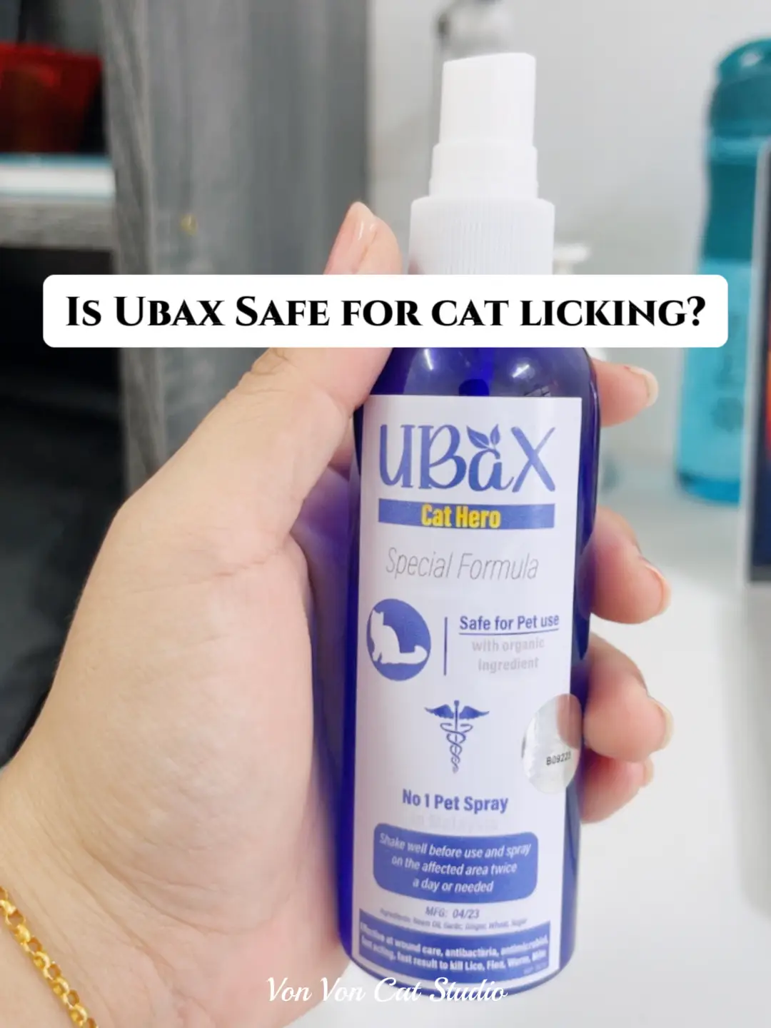 Is Ubax Safe for Cat Licking? | Galeri disiarkan oleh VonVonCatStudio ...