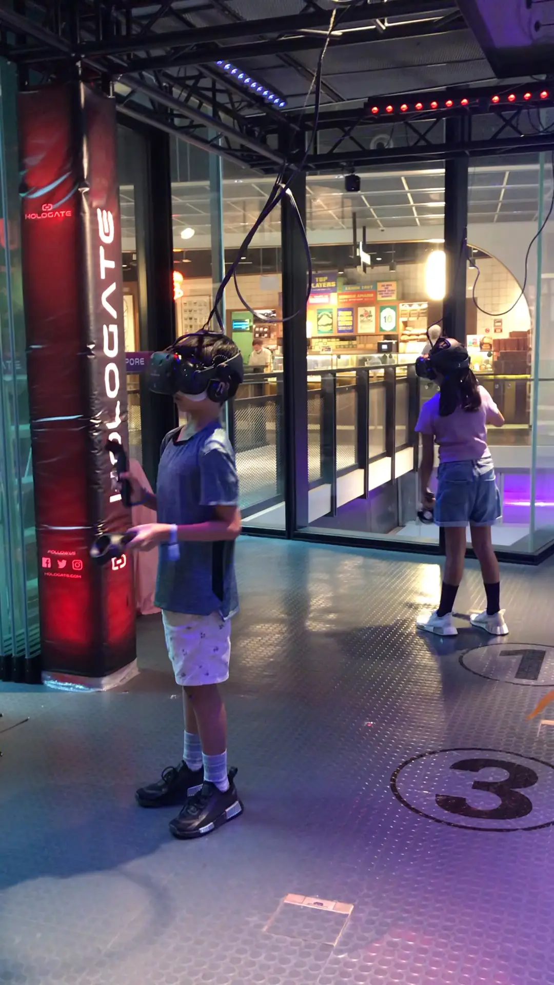 Hologate VR game in Funan | Video published by Idiotic Ewokz | Lemon8