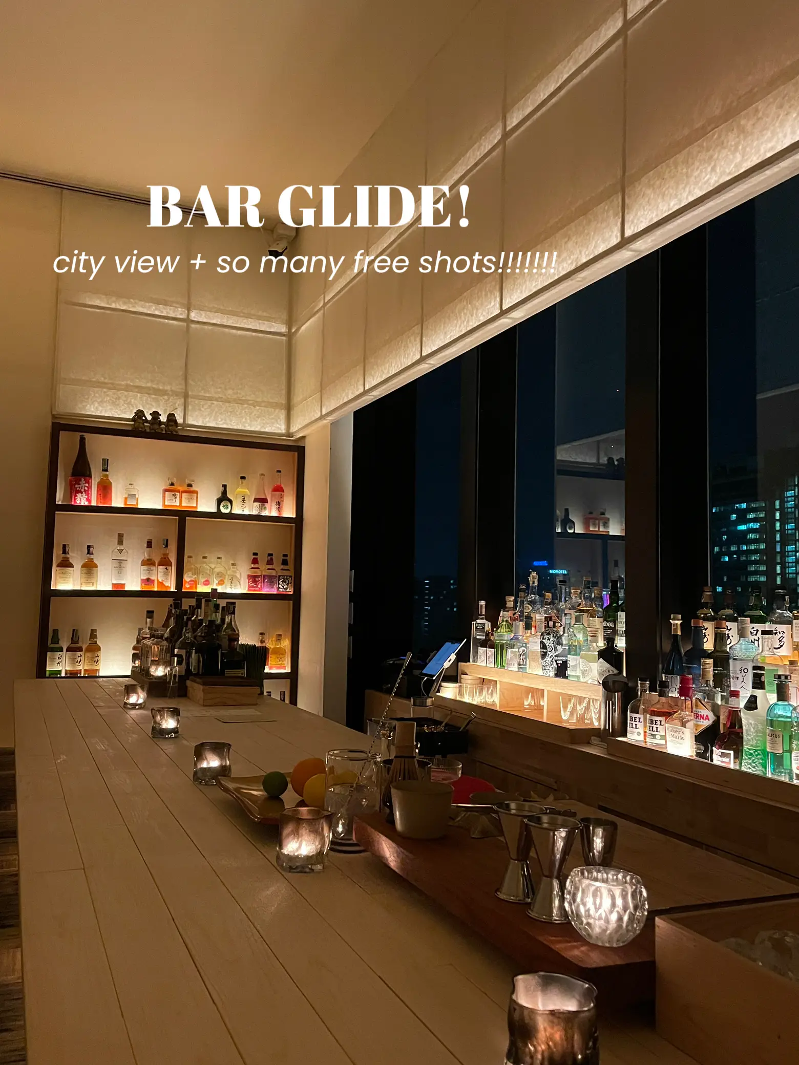 เคยหรอได้ 9 free shots 🍸🥃 bar ใหม่มาแรงแถม city view | แกลเลอรีที่โพสต์โดย phployy | Lemon8