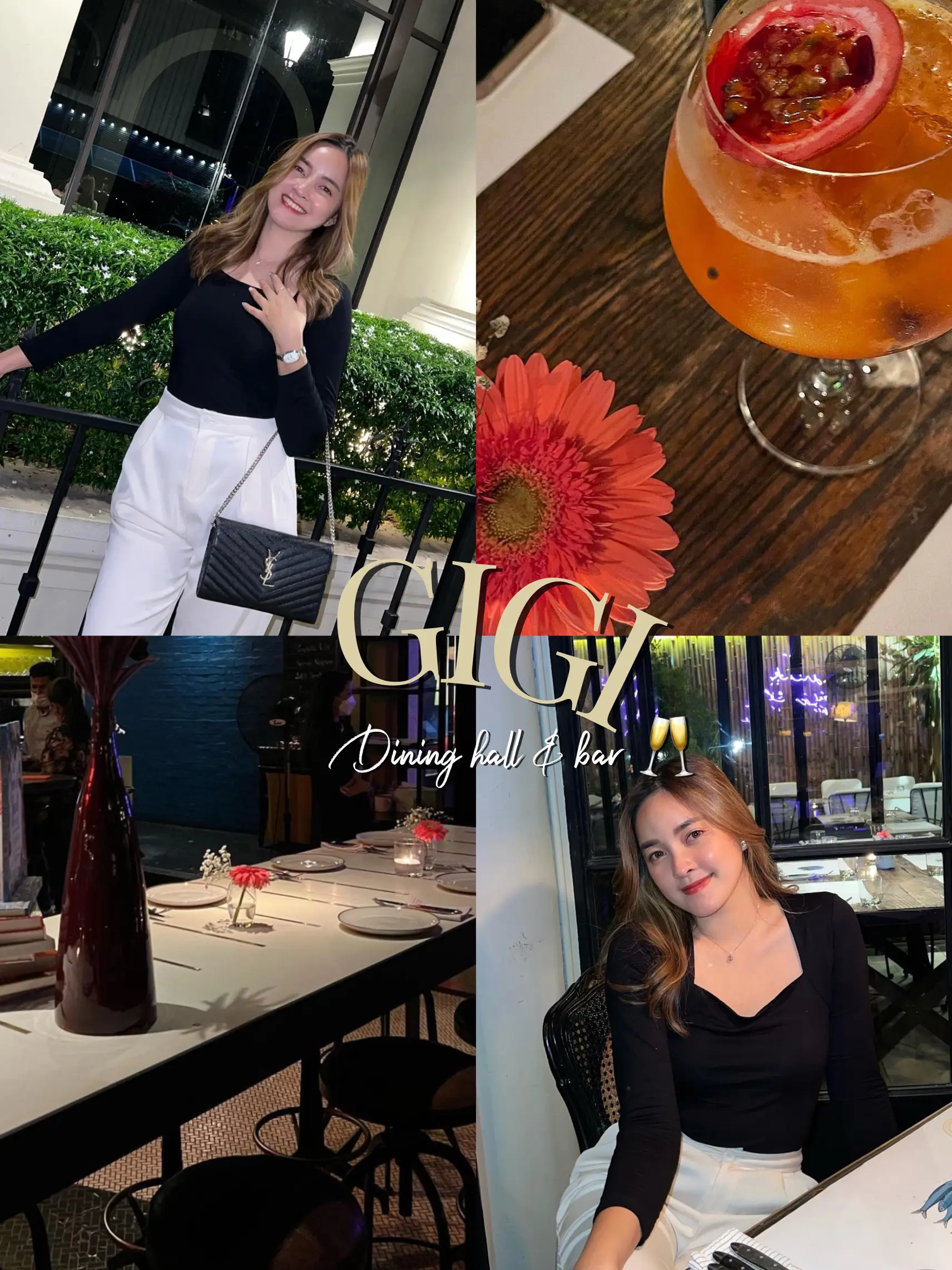 🍾 มุมฮิตติดเทรนด์! Gigi dining hall & bar 🥂 | แกลเลอรีที่โพสต์โดย ...