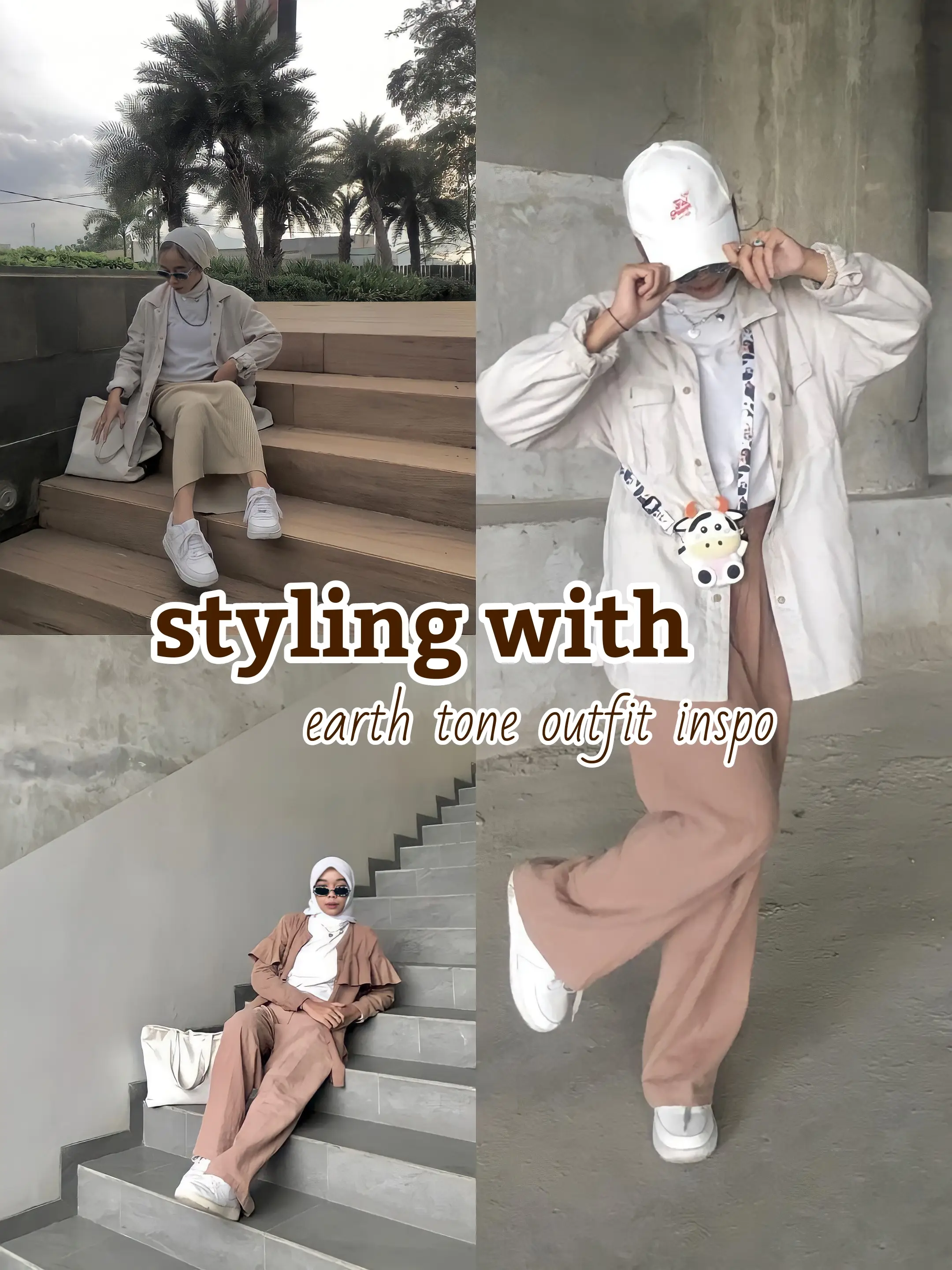 styling with earth tone outfit inspo | Galeri diposting oleh Nurul ...
