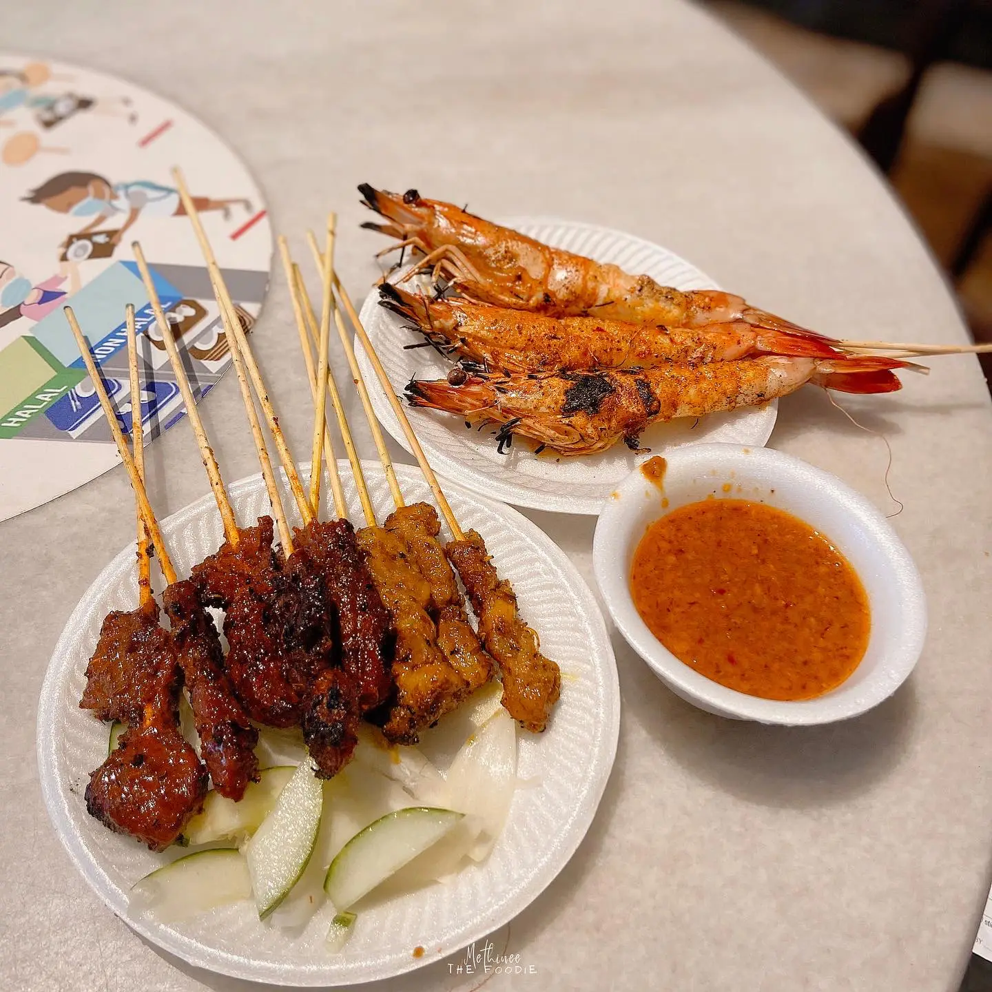 🐓 สวรรค์ของคนรักสะเต๊ะ Satay Street @ Lau Pa Sat 🇸🇬🍢 | แกลเลอรีที่โพสต์ ...
