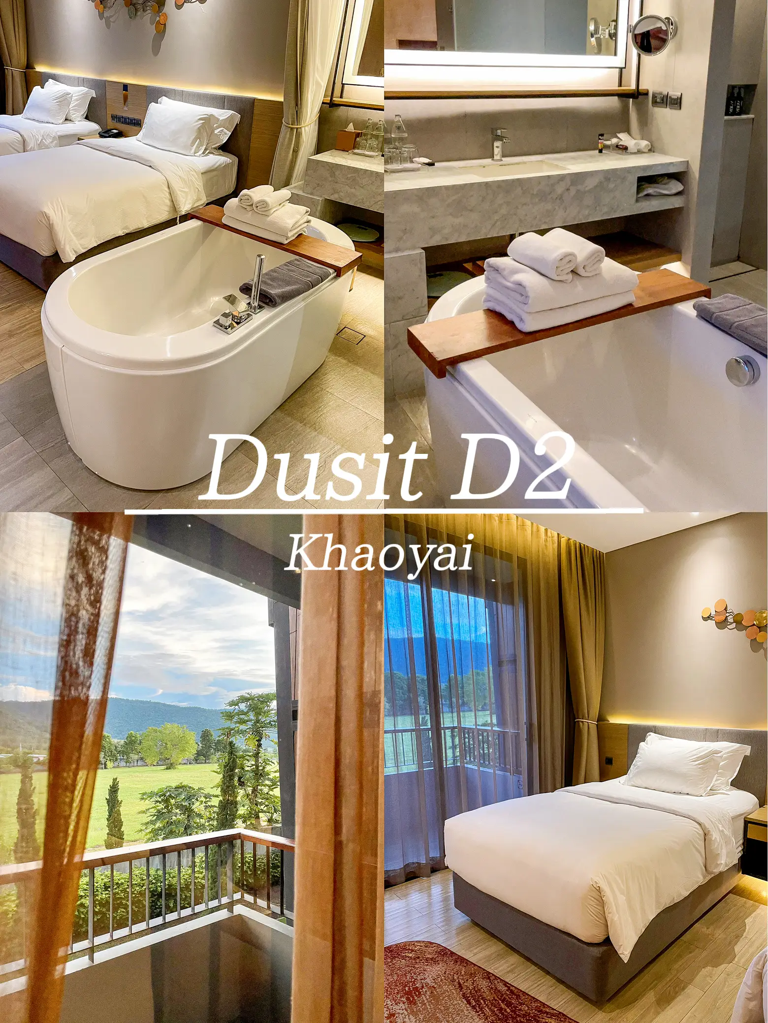 รีวิวที่พักเขาใหญ่ @Dusit D2 khaoyai | แกลเลอรีที่โพสต์โดย แชแช | Lemon8