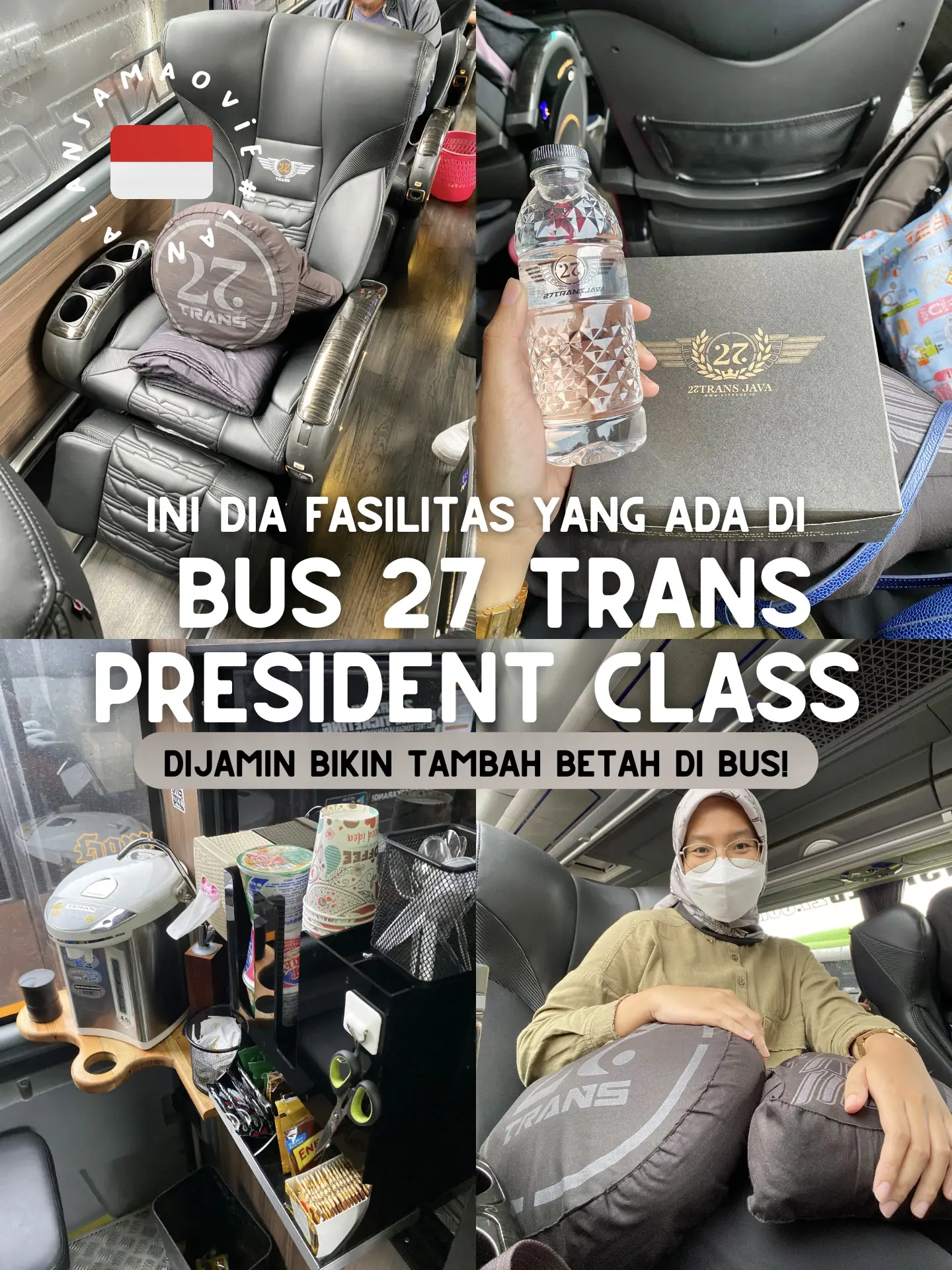 🤩 Fasilitas Bus 27 Trans President Class, JUARA! 🌟 | แกลเลอรีที่โพสต์ ...