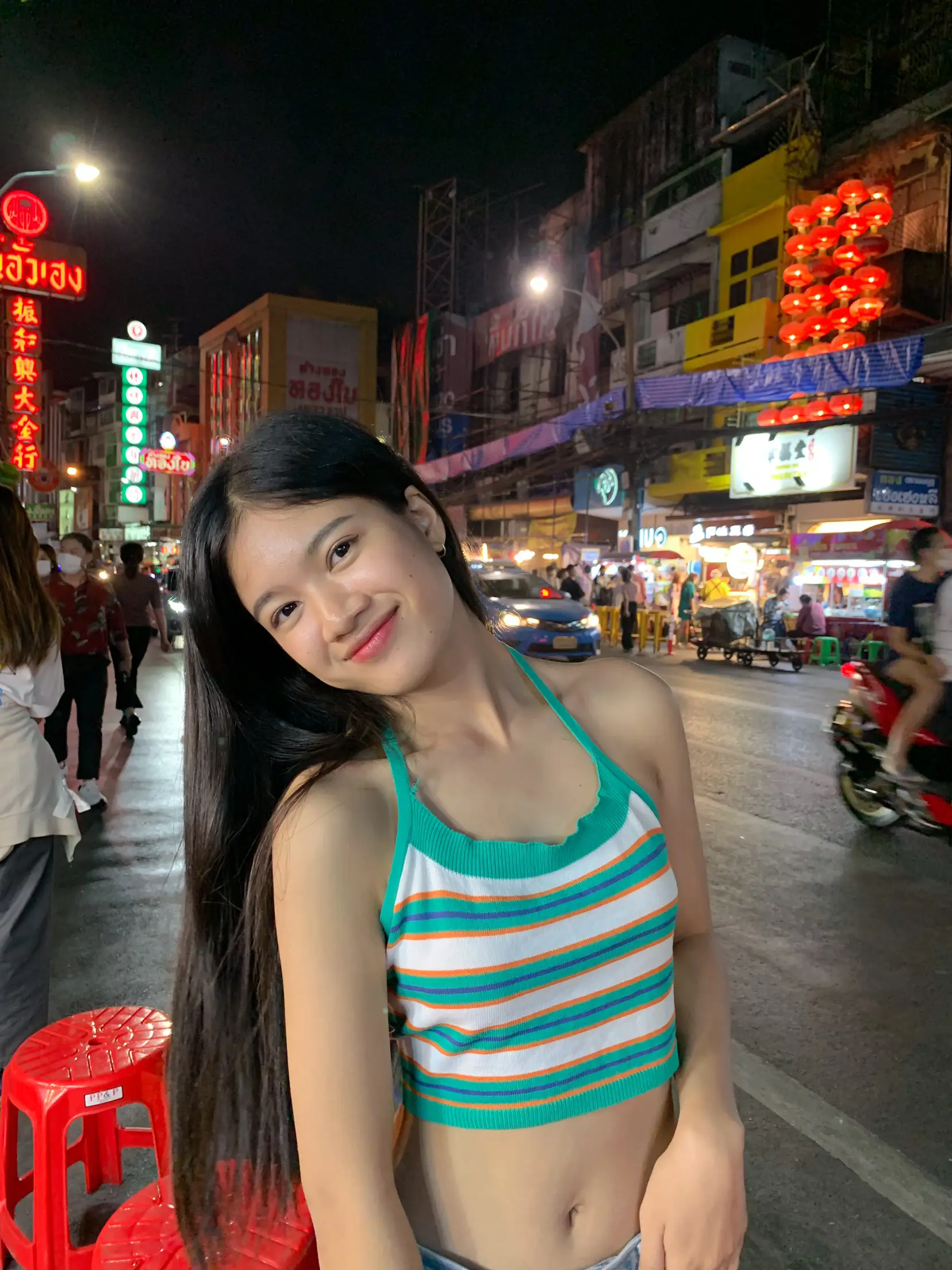 แต่งตัวเขียวๆไปเยาวราชกันคั้บบบ | แกลเลอรีที่โพสต์โดย bam | Lemon8