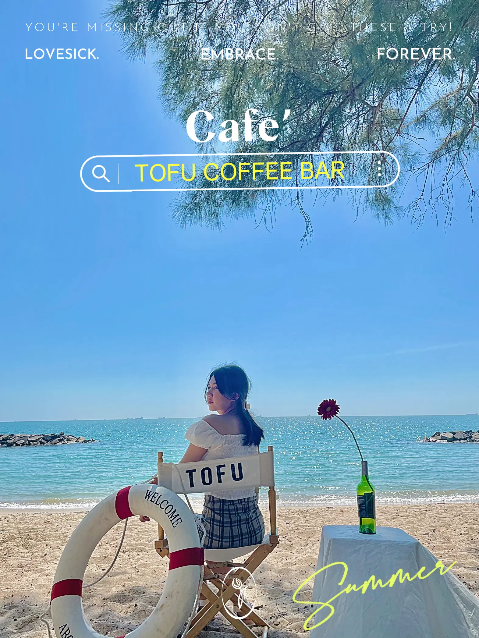 TOFU COFFEE BAR ‘ Rayong คาเฟ่ริมหาดสุดเกาหลี🥯🦋 | แกลเลอรีที่โพสต์โดย 🅕 ...