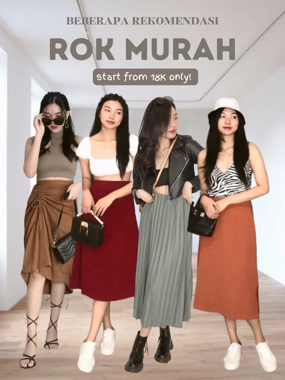 REKOMENDASI ROK MURAH! Start from 18K!😍😍 | Galeri diposting oleh Ecc | Lemon8