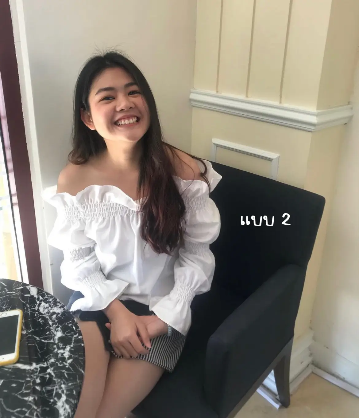 ปาดไหล่แบบไหน ใส่ยังไงก็ผอม‼️ | แกลเลอรีที่โพสต์โดย Forthsarin | Lemon8