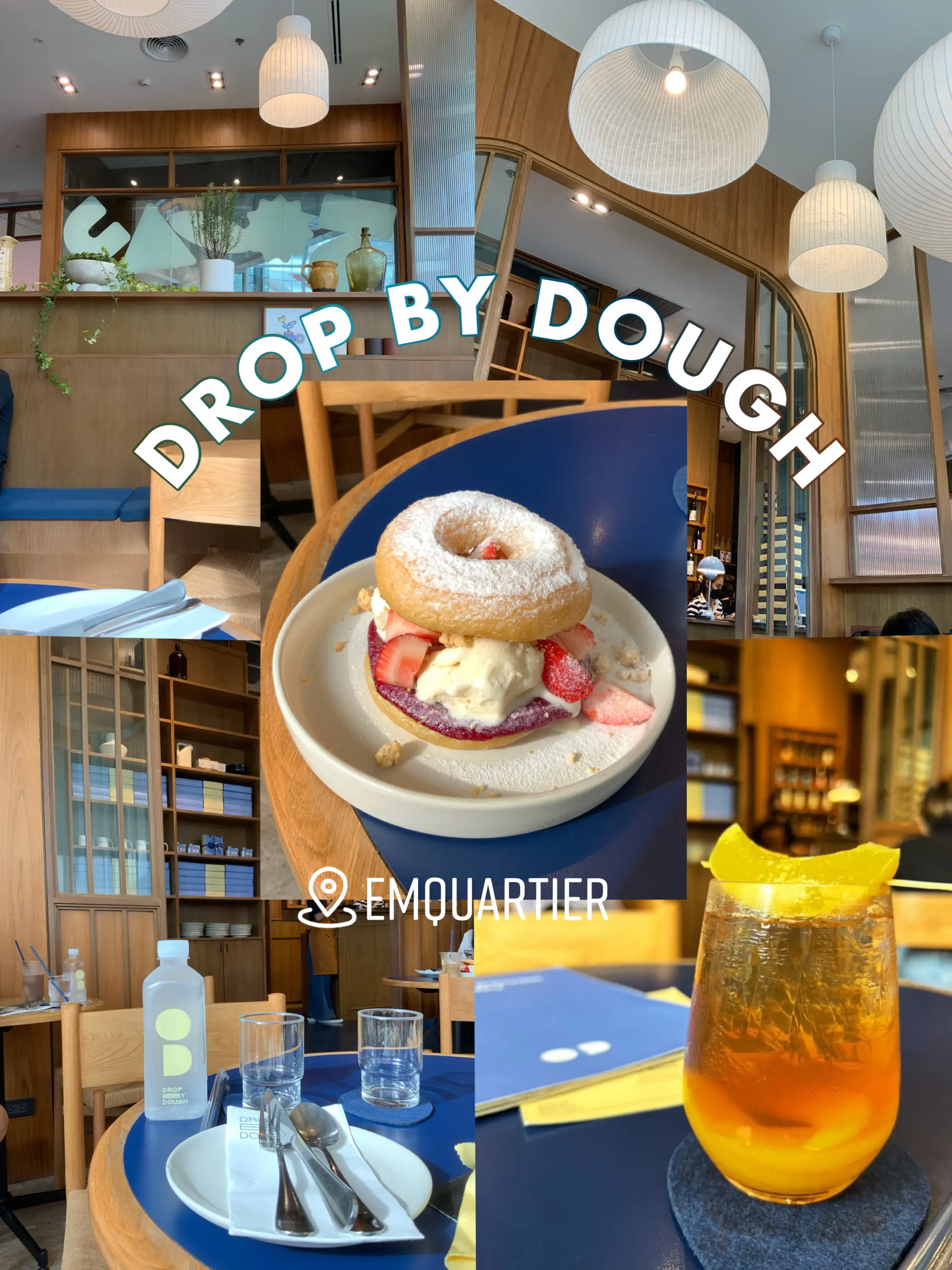 Drop by dough ทั้ง 3 สาขา 🍩🥤 | แกลเลอรีที่โพสต์โดย Fenafern | Lemon8