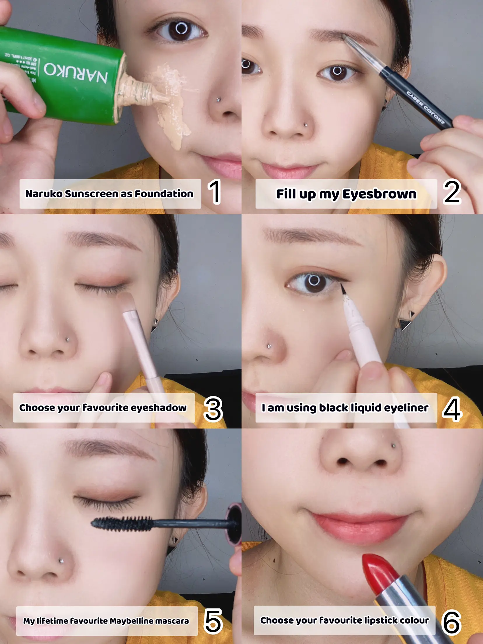 My Daily Make up Routine | แกลเลอรีที่โพสต์โดย Christina Ho | Lemon8