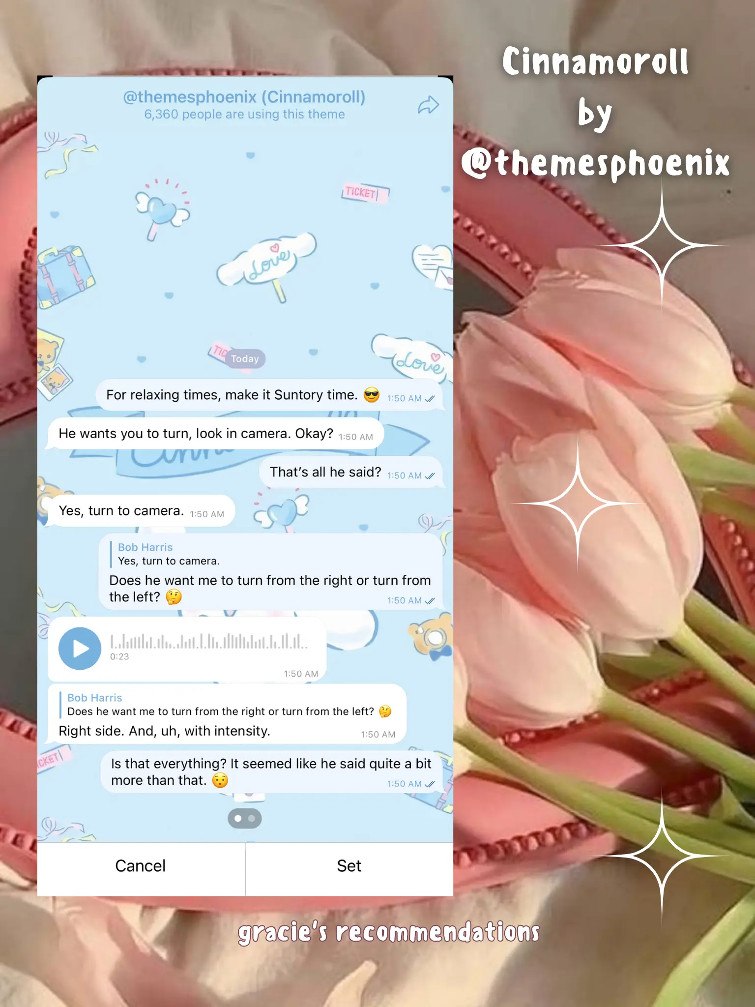 My Go To TELEGRAM THEME PACKS 💗🫧🎀 FREE download 🤩 | Gallery posted by ...