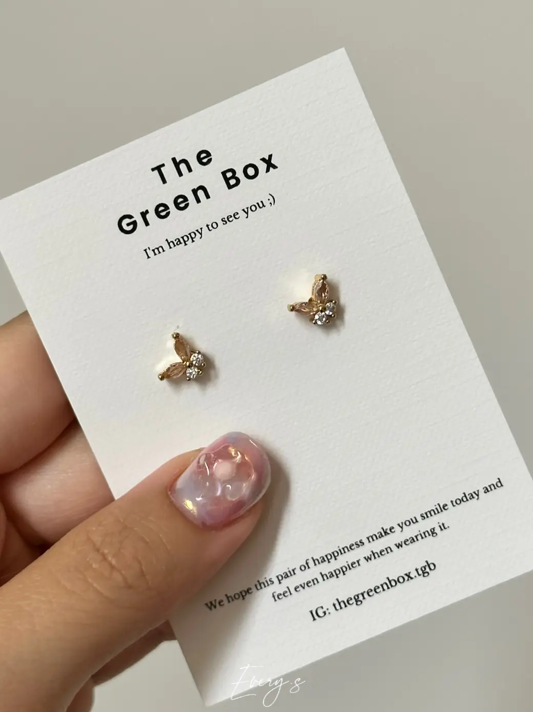 The Green Box | ต่างหูคู่โปรดประจำเดือนนี้ 🫶🏻 | แกลเลอรีที่โพสต์โดย ...