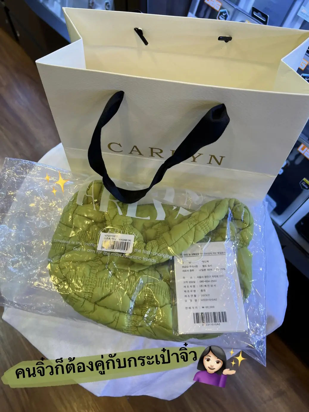 กระเป๋า CARLYN SOFT MINI เขียวเหนียวทรัพย์ | แกลเลอรีที่โพสต์โดย ...