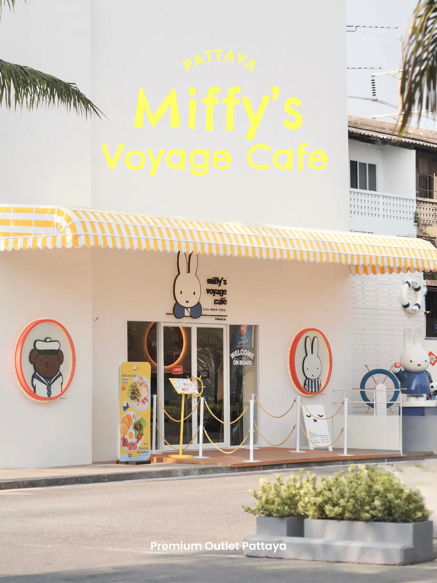 คาเฟ่น้อง Miffy’s มาเปิดที่พัทยาแล้ว!! | แกลเลอรีที่โพสต์โดย Ppair | Lemon8