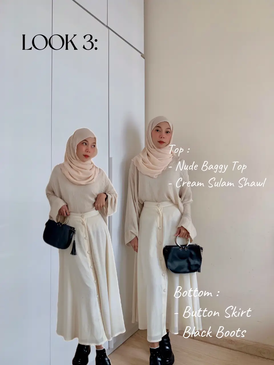 4 Ways To Style Button Skirt 💞 | แกลเลอรีที่โพสต์โดย Miday | Lemon8