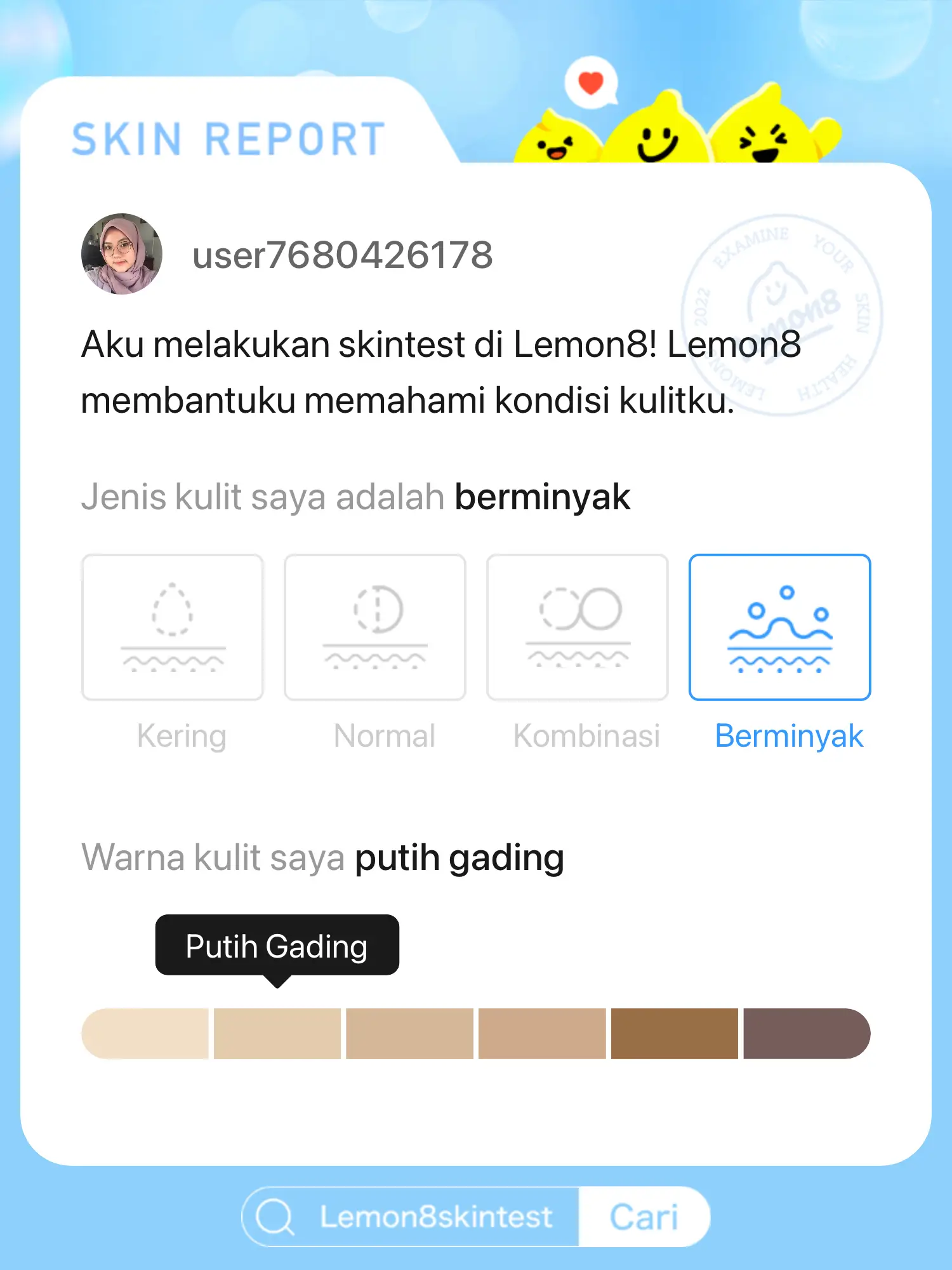 Laporan Kulit Saya | Galeri diposting oleh Fiza jasmine | Lemon8