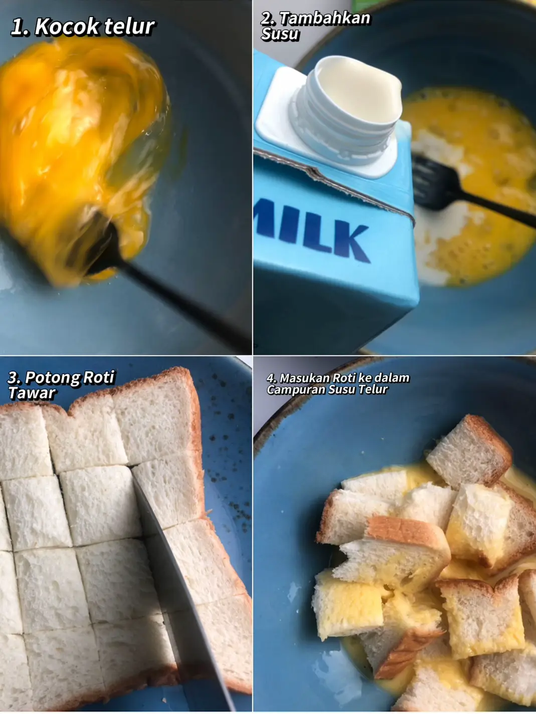 Milk Egg Toast / Roti Susu Telur Panggang | Galeri diposting oleh ...