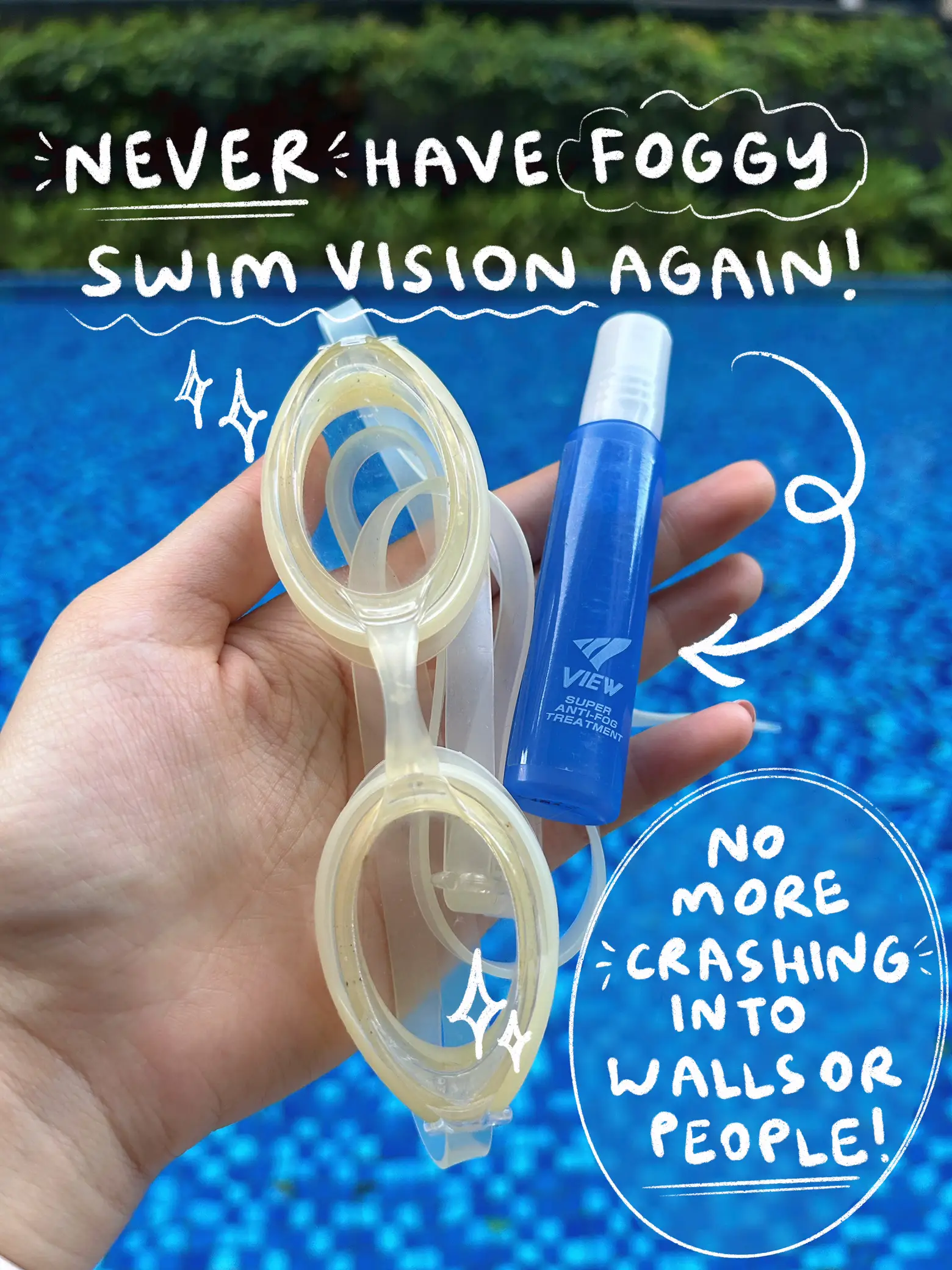 swim pals!! u NEED this antifog goggles treatment🤯 | Gallery posted by ...