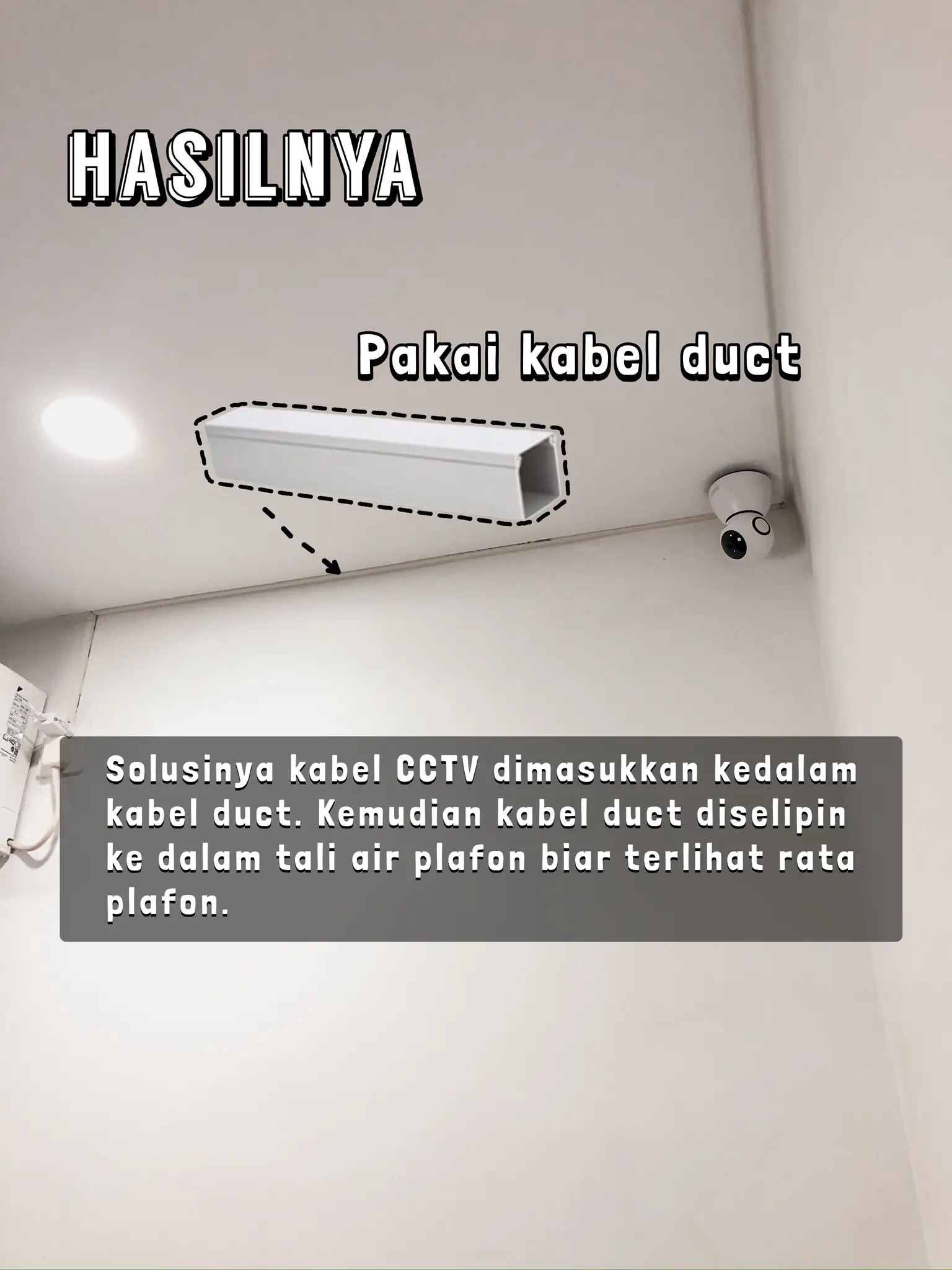 Pake cara ini, pasang CCTV jadi rapi 😄 | Galeri diposting oleh tempatku ...